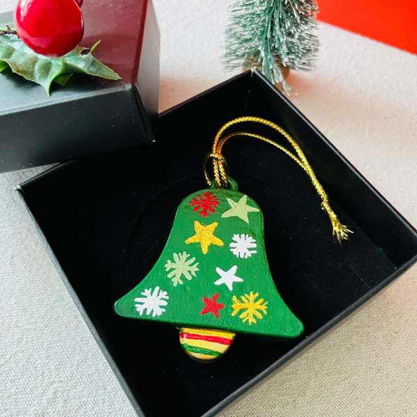 Beton Yılbaşı Süsü Seti (8 Adet) - Yılbaşı Ağacı Süsü - Miamano